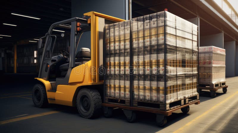 Automated Management Inventory and Delivery Robot at Storage Warehouse ...