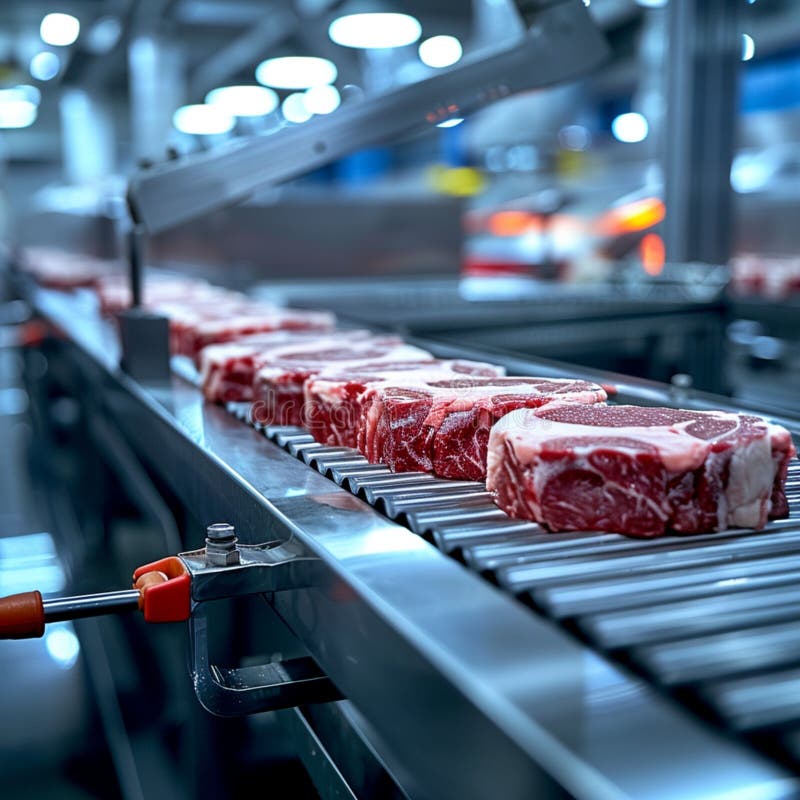 Automated Meat Processing Plant Showcases High Tech Conveyor System in ...