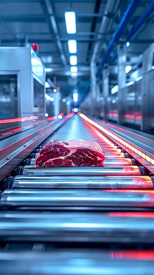 Automated Meat Processing Plant Showcases High Tech Conveyor System in ...