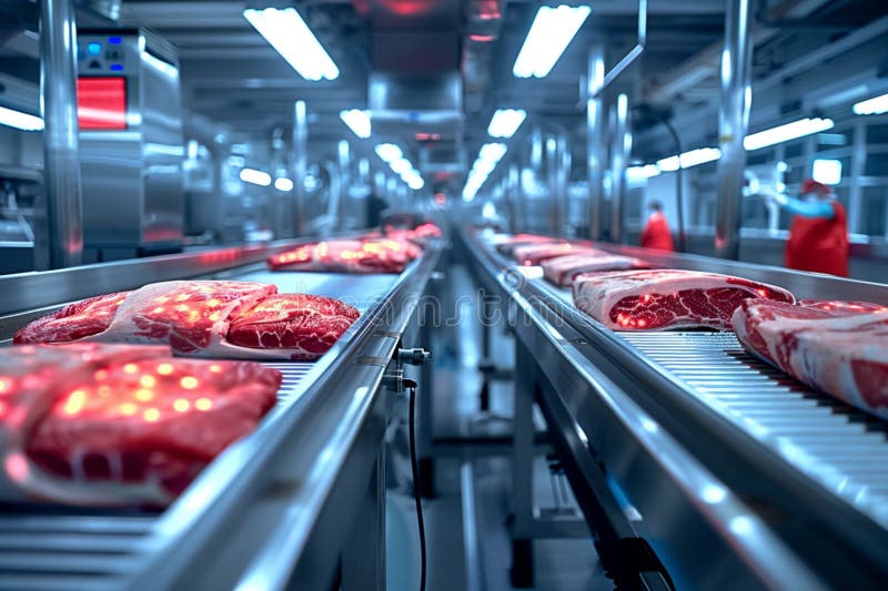 Automated Meat Processing Plant Showcases High Tech Conveyor System in ...