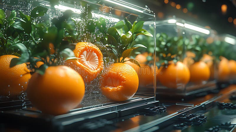 Automated Orange Harvesting, Hydroponic Farm, Future Food Stock ...