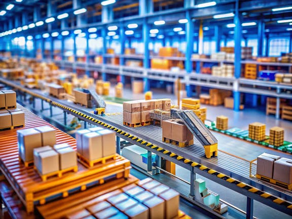 Automated Package Sorting and Distribution a Mini Modern Warehouse for ...