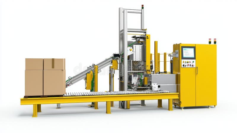 Automated Packaging Machine Industrial Conveyor System for Cardboard ...