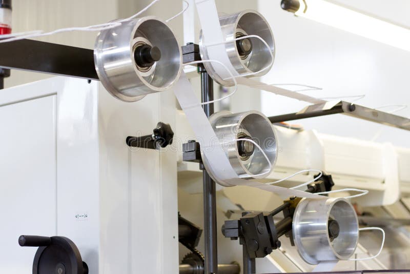 Automated Paper Making Process Stock Photo - Image of roll, powder ...