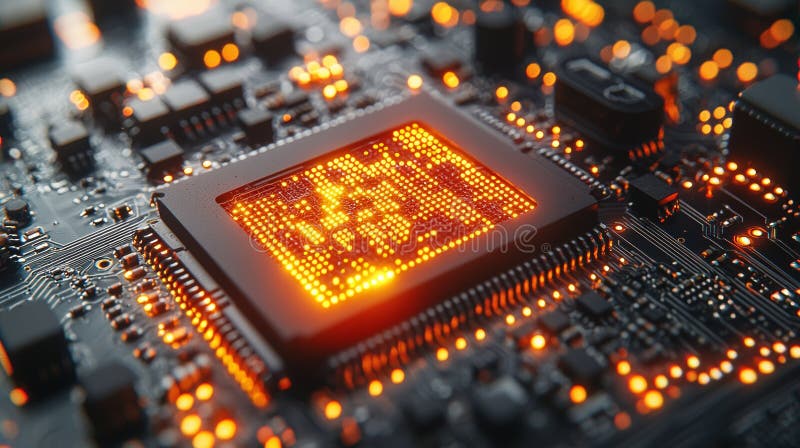 Automated PCB Manufacturing Process Overview Stock Illustration ...