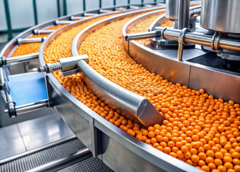Automated Pharmaceutical Tablet Sorting System: High-Precision Orange ...