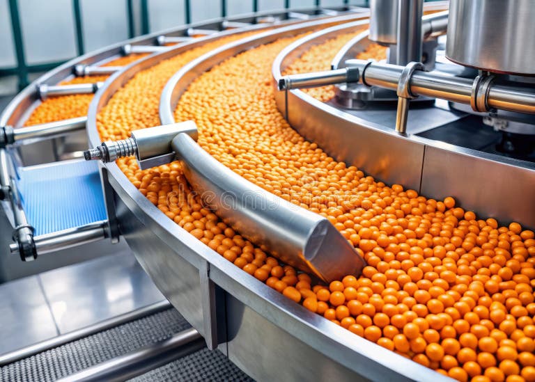 Automated Pharmaceutical Tablet Sorting System: High-Precision Orange ...