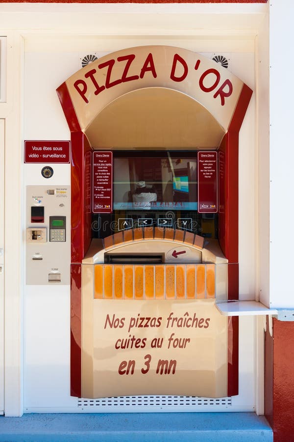Automated Pizza Making Vending Machine Editorial Stock Photo - Image of ...