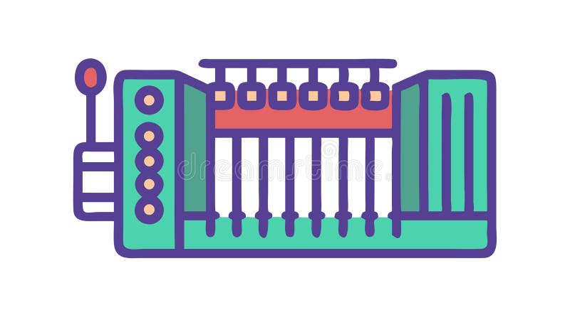Automated Production Line, Mass Manufacturing, Vector Design Generative ...