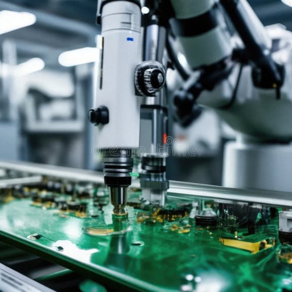 Automated Robotic Arm Assembling Electronics on a Printed Circuit Board ...