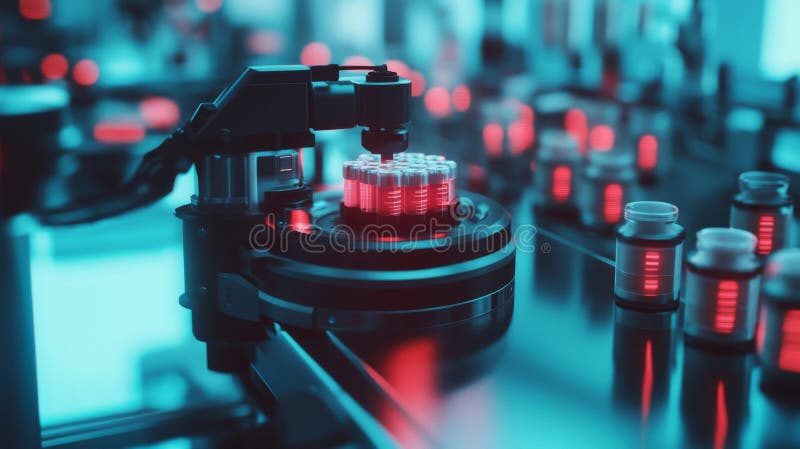 Automated Robotic System Processing Test Stock Illustrations – 7 ...