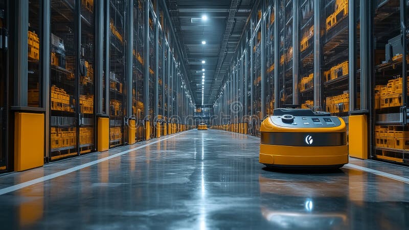 Robotic Systems at a Green Logistics Hub Efficiently Moving through the ...