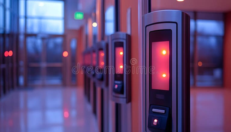 Secure Building Entry Systems Stock Illustrations – 66 Secure Building ...