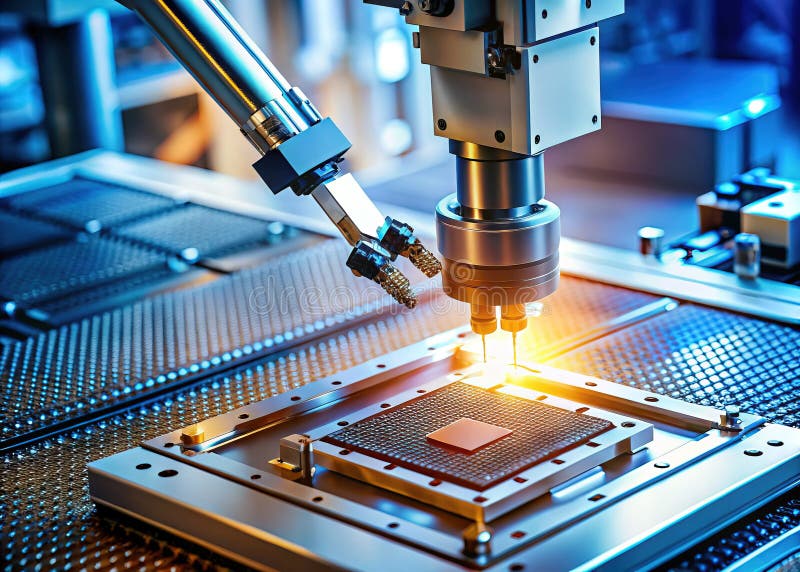 Automated Semiconductor Chip Packaging Precision PickandPlace Machines ...