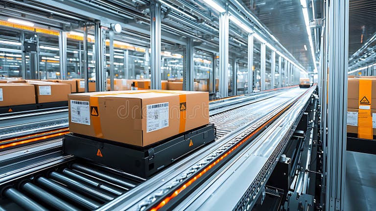 Automated Sortation Systems Efficiently Sorting Packages in Warehouse ...