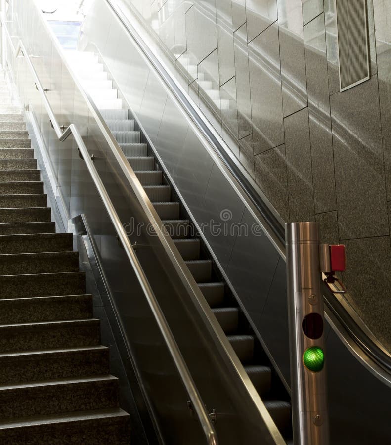 Automated stairs stock image. Image of scene, house, elevator - 21828841