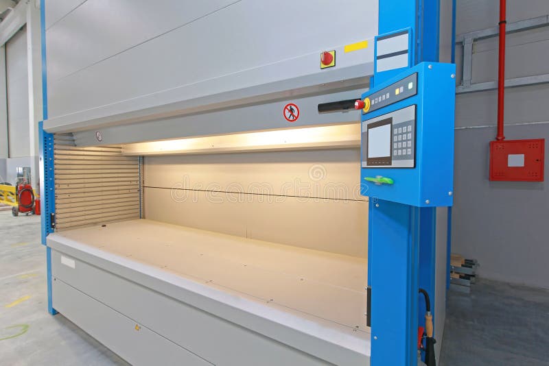 Automated storage robot stock image. Image of storage - 34142419