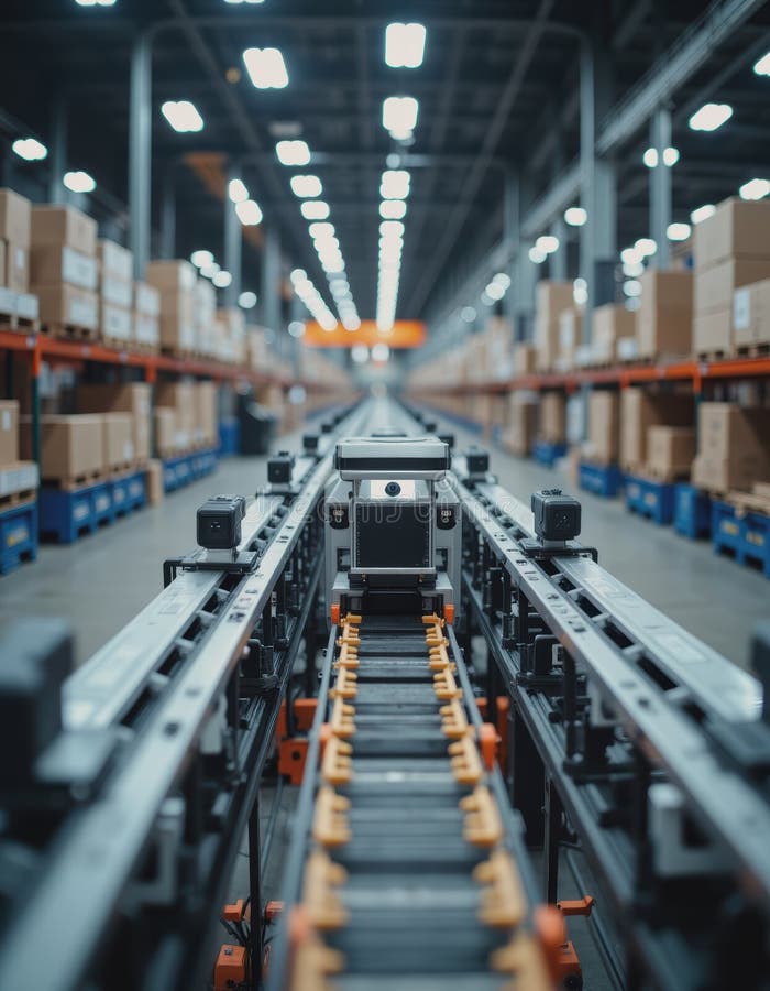Automated Storage System in a Logistics Center with Efficient Conveyor ...