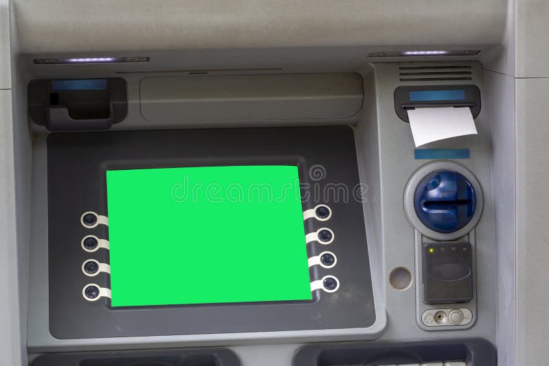 Automated teller machine stock image. Image of banking - 182874167