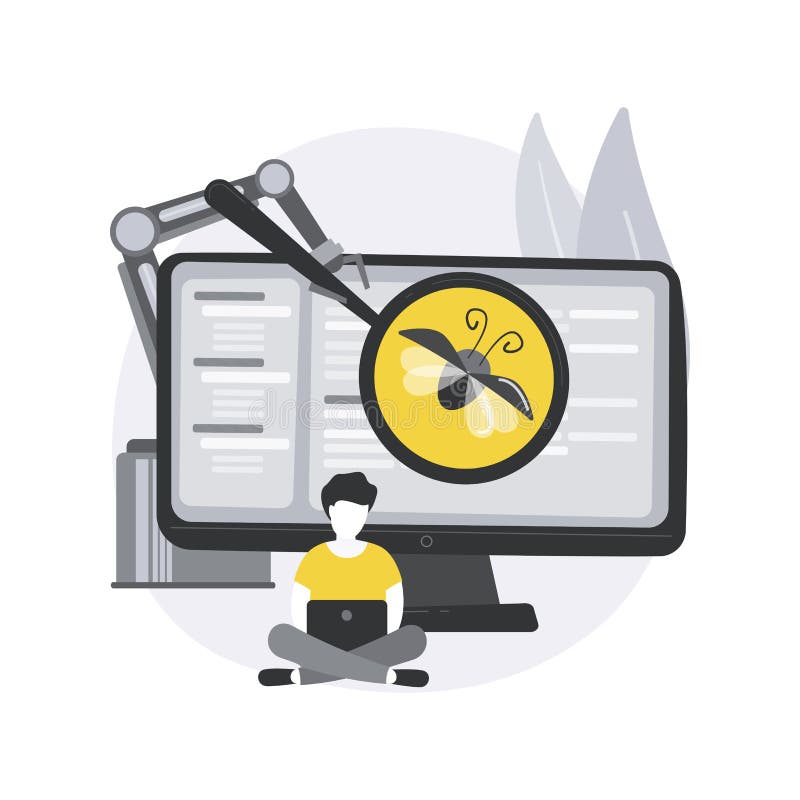 Automated Testing Abstract Concept Vector Illustration. Stock Vector ...