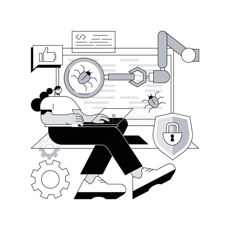 Automated Testing Abstract Concept Vector Illustration. Stock Vector ...