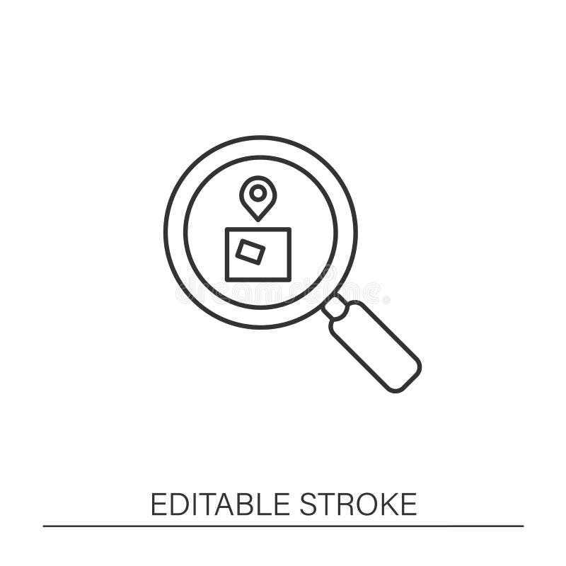 Automated Tracking Line Icon Stock Vector - Illustration of stocking ...