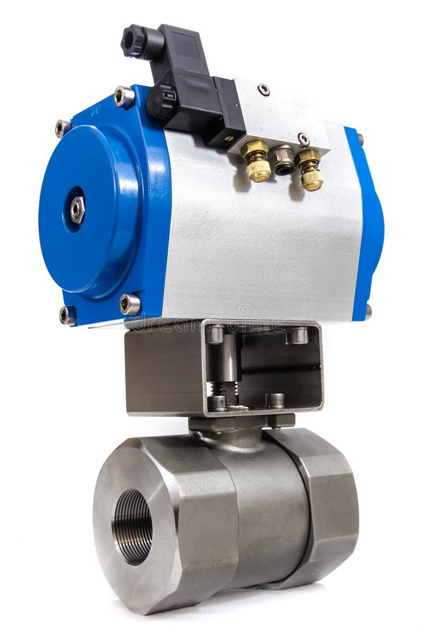 Automated valve stock image. Image of installing, handle - 67564999