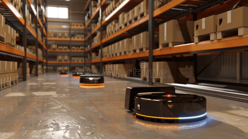In the Automated Warehouse, Robotics are Utilized for Efficient ... In the Automated Warehouse, Robotics are Utilized for Efficient ...