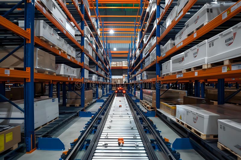 Automated Warehouse System, High-Bay Storage and Efficient Conveyor ...