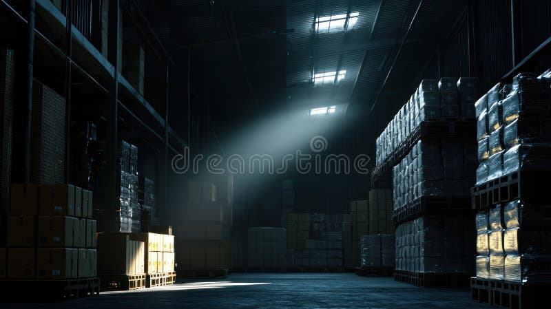 Automated Warehouse System Operating in Dark Environment, Spotlight on ...