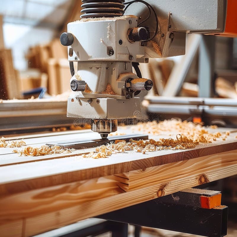 An Automated Wood Cutting Machine Carves through Timber with Precision ...