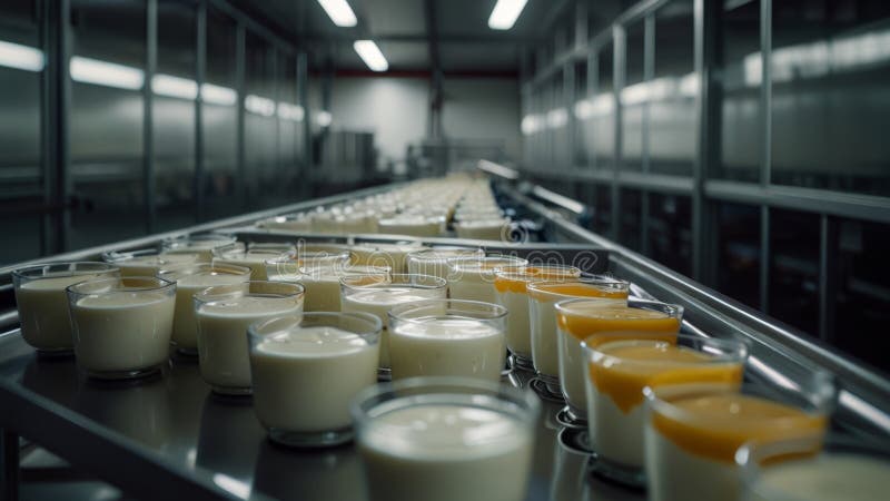 Automated Yogurt Manufacturing Process in a Modern High-tech Facility ...