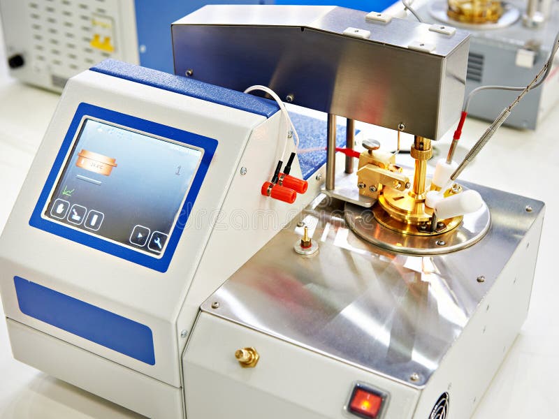 Electronic Device for Measuring Temperature of Flash Stock Photo ...