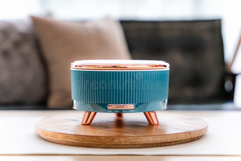 Automatic Aroma Diffuser on the Table Editorial Stock Image - Image of ...