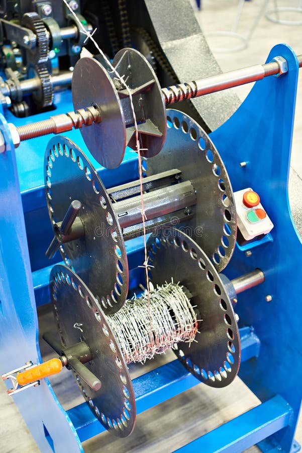 Automatic Barbed Wire Machine Stock Image - Image of weave, prison ...