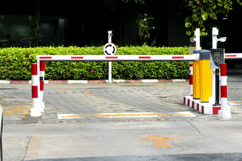 Automatic Barrier for Building or Office Security System with CCTV ...