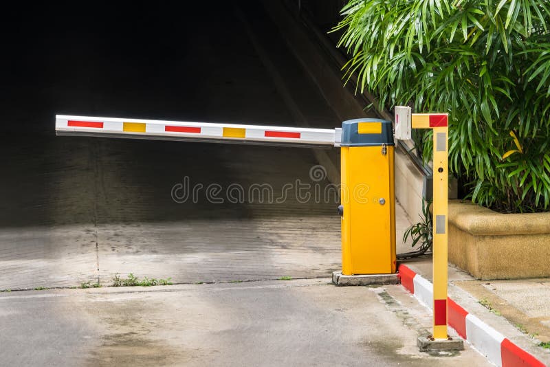 Automatic Barrier Gate with RFID Card Dispenser System for Car Parking ...