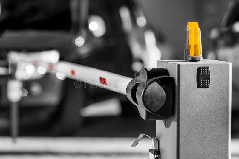 Automatic Barrier Gate and Traffic Lights, Security System for Building ...