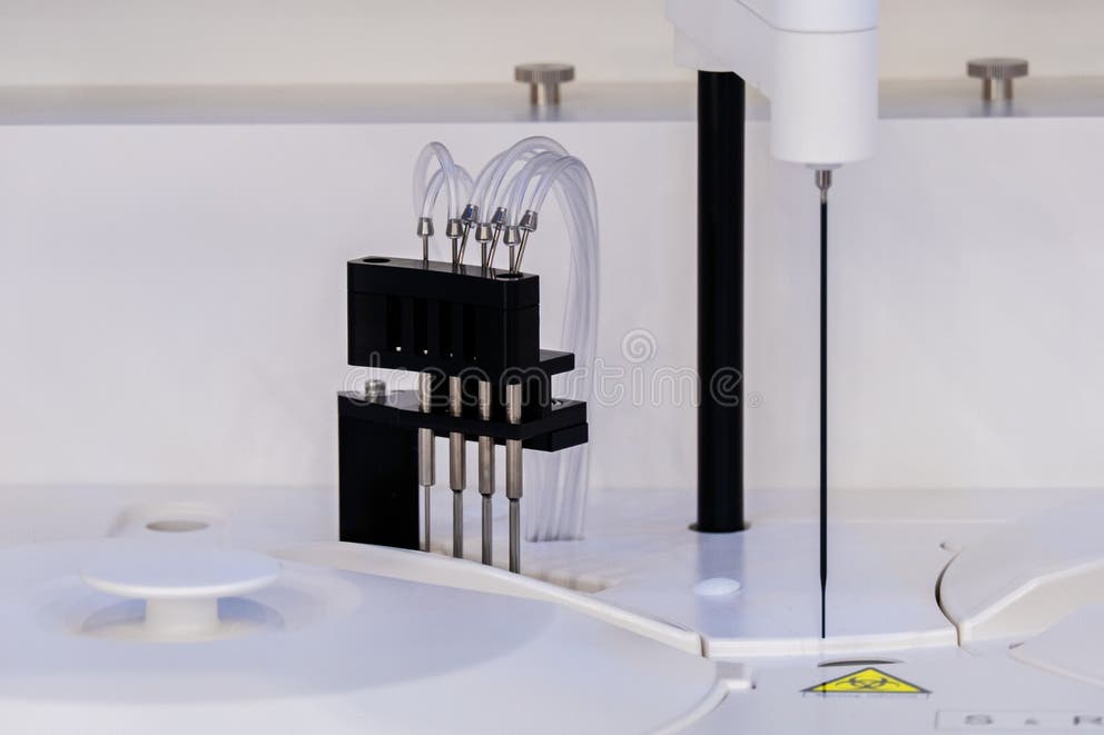 Automatic Biochemical Analyzer for Laboratories Stock Image - Image of ...