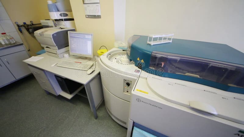 Automatic Biochemistry Analyzer ADVIA 1200 at the Stock Footage - Video ...