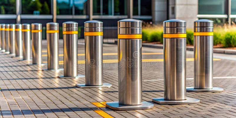 Automatic Bollards Retractable (lifting) Bollards To Enable or Block ...