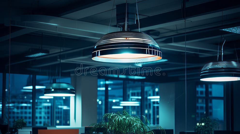 Automatic Brightness Control Via Iot Stock Illustration - Illustration ...