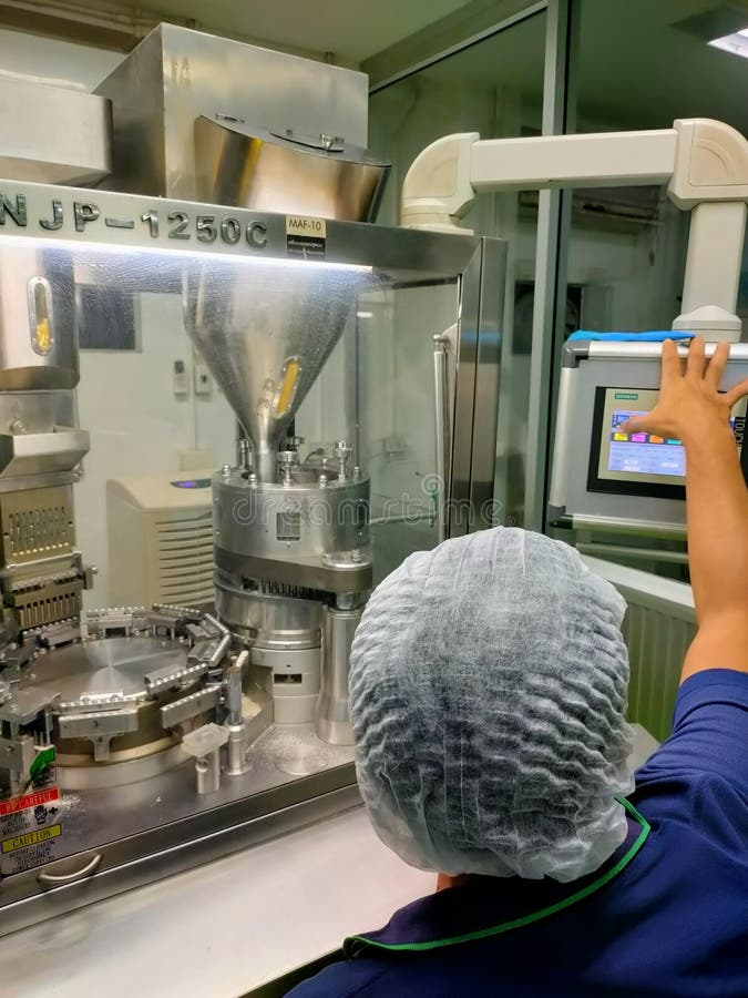 Automatic Capsule Filling Machine Editorial Photography - Image of ...