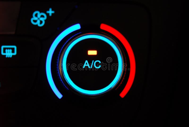 Automatic Car Air Conditioner Stock Photo - Image of climate, clean ...