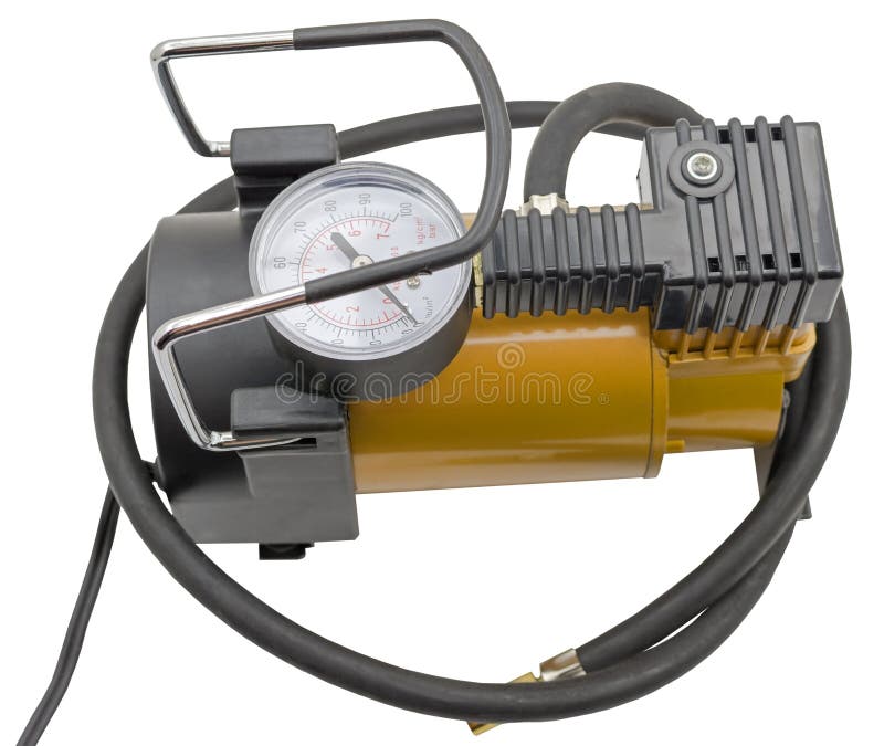 Compressor for Automatic Pumping of Car Stock Photo - Image of pumping ...
