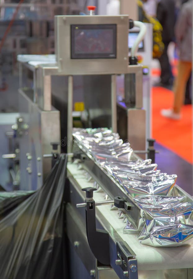 Automatic Cardboard Box Packaging Machine Stock Photo - Image of ...