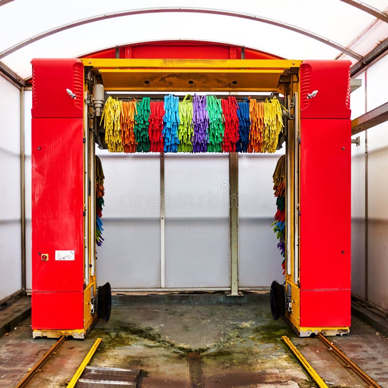 Automatic Car wash stock image. Image of room, automobile - 169519715