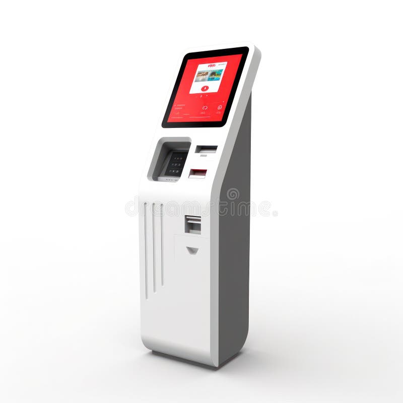 Automatic Check-in Machine for Airport, Boarding Pass Printer. Self ...