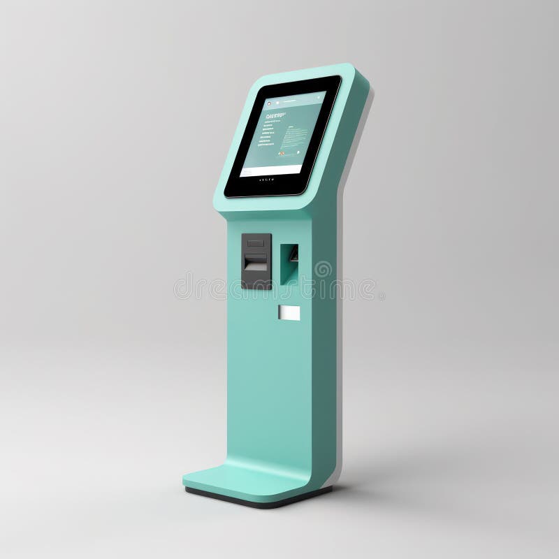 Automatic Check-in Machine for Airport, Boarding Pass Printer. Self ...