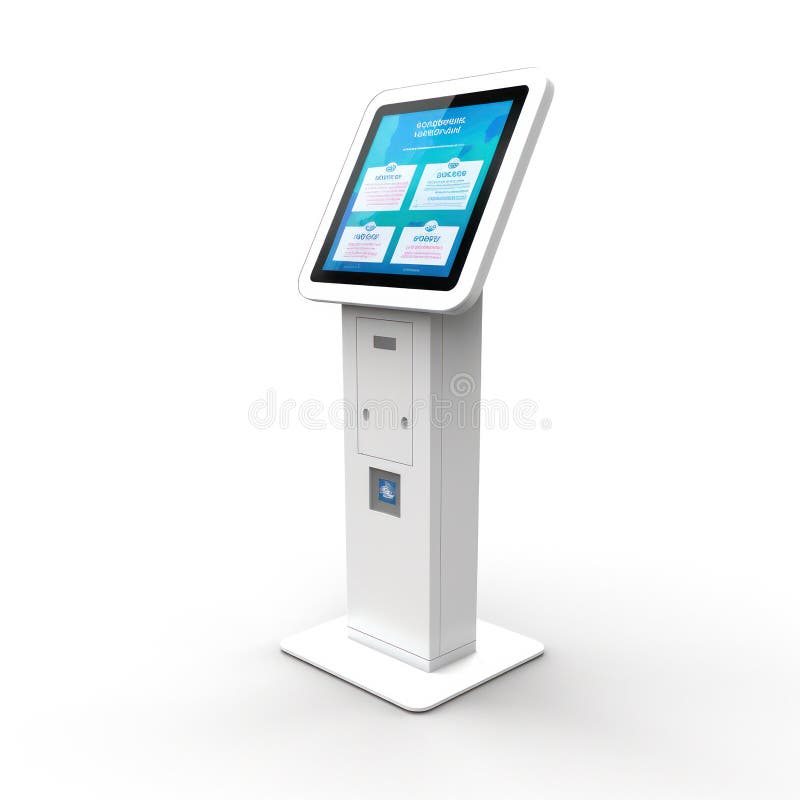 Automatic Check-in Machine in Airport, Boarding Pass Printer. Self ...